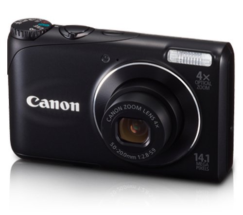 Canon Powershot A2200 14.1 MP Digital Camera with 4x Optical Zoom (Black)