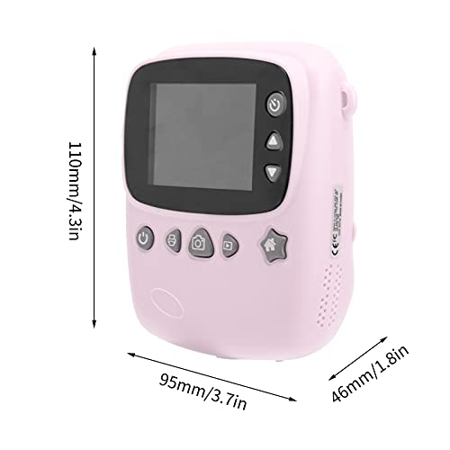 EBTOOLS Kids Digital Camera, 2.4inch TFT Screen Toddler Toy Camera, Support Up to 32GB Memory Card, for Christmas Birthday Gifts(Pink)