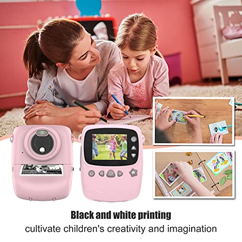 EBTOOLS Kids Digital Camera, 2.4inch TFT Screen Toddler Toy Camera, Support Up to 32GB Memory Card, for Christmas Birthday Gifts(Pink)