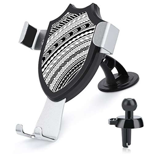 Maori Style Ethhnic Ornaments Car Phone Holder Long Arm Suction Cup Phone Stand Universal Car Mount for Smartphones