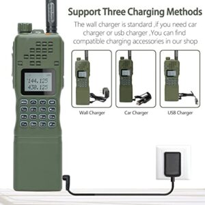 Baofeng AR-152 10W Ham Radio Tactical Powerful Dual Band Radio Handheld Long Range Two Way Radio with Tactical Antenna,12000mAh Battery and Programming Cable Full Set