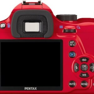 Pentax K-50 16MP Digital SLR Camera Kit with DA L 18-55mm WR f3.5-5.6 and 50-200mm WR Lenses (Red)