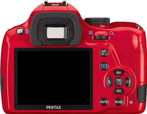 Pentax K-50 16MP Digital SLR Camera Kit with DA L 18-55mm WR f3.5-5.6 and 50-200mm WR Lenses (Red)