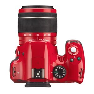 Pentax K-50 16MP Digital SLR Camera Kit with DA L 18-55mm WR f3.5-5.6 and 50-200mm WR Lenses (Red)