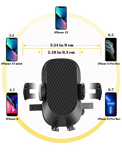 BANBOTU Car Phone Holder Mount - Socket Grips Pop Cradles Friendly, Hands-Free 360° Rotatable & Anti-Shake Air Vent Mount, Universal Car Phone Holder Compatible with Thick Case & All Mobiles