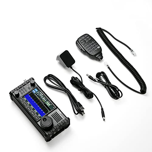 Xiegu X6100 HF Transceiver, 10W Full Mode SDR Radio Supports Bluetooth with 3.6" LCD Screen