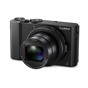 Panasonic Lumix DMC-LX10 4K Digital Point and Shoot Camera, 20.1 Megapixel 1-inch Sensor Bundle with Camera Bag, 32GB SD Card, SD Card Case, PC Software Kit, Cleaning Kit