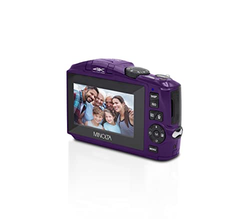 Minolta MND50 48 MP / 4K Ultra HD Digital Camera (Purple)