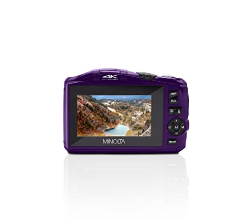 Minolta MND50 48 MP / 4K Ultra HD Digital Camera (Purple)