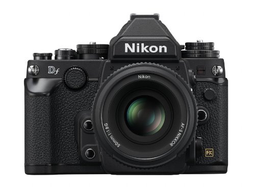 Nikon Df 16.2 MP CMOS FX-Format Digital SLR Camera with Auto Focus-S NIKKOR 50mm f/1.8G Fixed Special Edition Lens (Black)