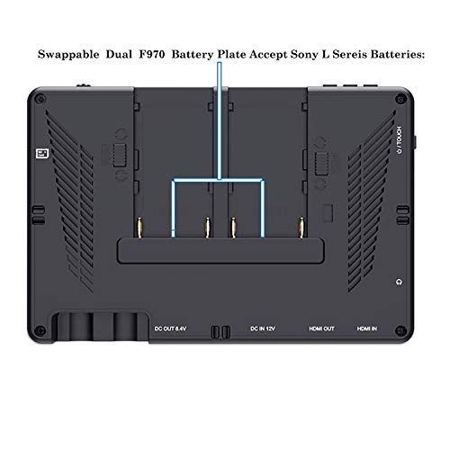 ANDYCINE C7 Field Camera Monitor 7” 2200nits 1920x1200 Touch Screen + Battery&Charge Cable+Mini&Micro HDMI Cords+Carry Case Camera Monitor Compatible for Sony,Canon,Fujifilm,Panasonic,BMPCC Cameras