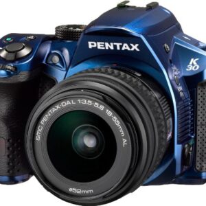 Pentax K-30 Weather-Sealed 16 MP CMOS Digital SLR with 18-55mm Lens (Blue)