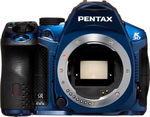 Pentax K-30 Weather-Sealed 16 MP CMOS Digital SLR with 18-55mm Lens (Blue)