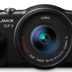 Panasonic Lumix DMC-GF3KK 12 MP Micro 4/3 Mirrorless Digital Camera with 3-Inch Touchscreen LCD and 14-42mm Zoom Lens (Black) (Discontinued by Manufacturer)