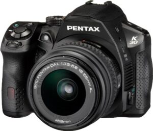 pentax k-30 weather-sealed 16 mp cmos digital slr with 18-55mm lens (black)