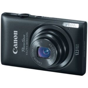 canon powershot elph 300 hs 12.1 mp digital camera (black)