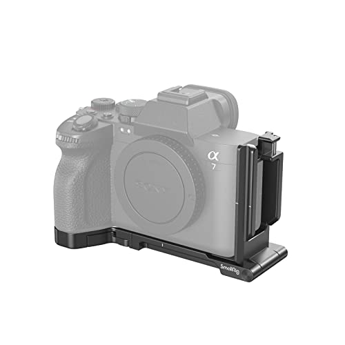 SmallRig Foldable L-Bracket for Sony Alpha 7R V/Alpha 7 IV/Alpha 7S III, Foldable Side Plate for Arca-Swiss, Supporting Quick Switch Between Horizontal and Vertical Shooting - 3984