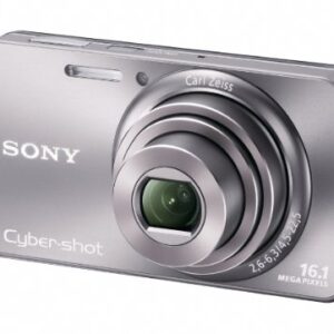 Sony Cyber-Shot DSC-W570 16.1 MP Digital Still Camera with Carl Zeiss Vario-Tessar 5x Wide-Angle Optical Zoom Lens and 2.7-inch LCD (Silver) (OLD MODEL)