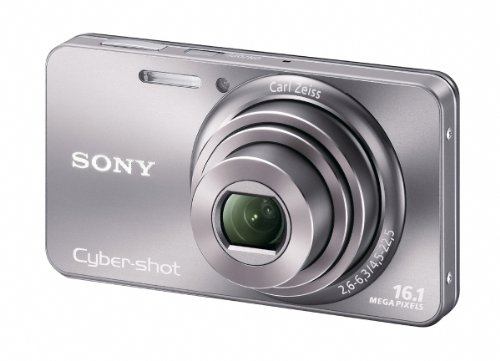 Sony Cyber-Shot DSC-W570 16.1 MP Digital Still Camera with Carl Zeiss Vario-Tessar 5x Wide-Angle Optical Zoom Lens and 2.7-inch LCD (Silver) (OLD MODEL)