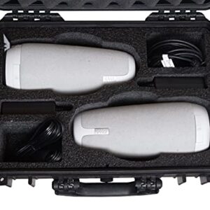 Case Club Case fits 2 Meeting Owl Conference Cameras - Travel & Storage Case Fits x2 Meeting Owl Standard, Pro, 2 or 3 - Pre-Cut Foam is Ready To Go Out of The Box - Holds Expansion Mic, Cords, Acc. & Lock Adapter