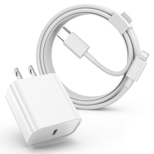 iphone 14 charger,fast charger iphone [apple mfi certified]type c charger usb c to lightning cable 20w fast charging adapter block for iphone 14/13 pro max/iphone 12 mini/12 pro max/11/xs/xr/x/se/ipad