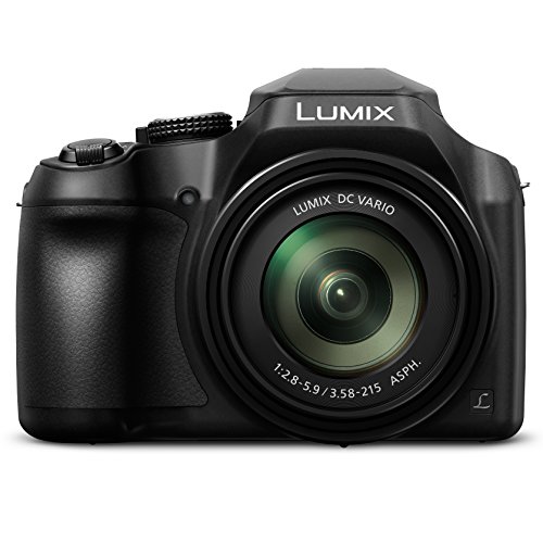 PANASONIC LUMIX FZ80 4K 60X Zoom Camera, 18.1 Megapixels, DC VARIO 20-1200mm Lens, F2.8-5.9, 4K 30p Video, Power O.I.S., WiFi ? DC-FZ80K (USA BLACK) (Renewed)