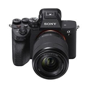 sony alpha 7 iv full-frame mirrorless interchangeable lens camera with 28-70mm zoom lens kit