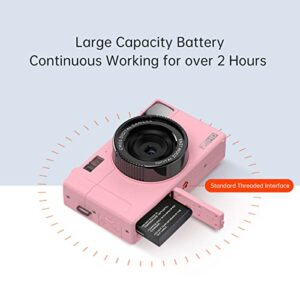 Camnoon 1080P Compact Digital Camera 48MP 3.0 Inch LCD Screen Auto Focus 16x Digital Zoom Anti Shake Smile Capture, Beauty Built-in Flash Battery Selfie Mirror Kids Teen Friends