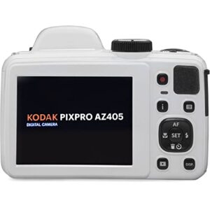 Kodak PIXPRO AZ405 Digital Camera + Accessories (White)