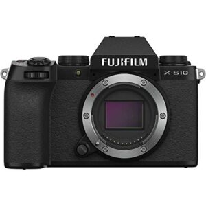 fujifilm x-s10 mirrorless camera body- black, x-s10 body- black