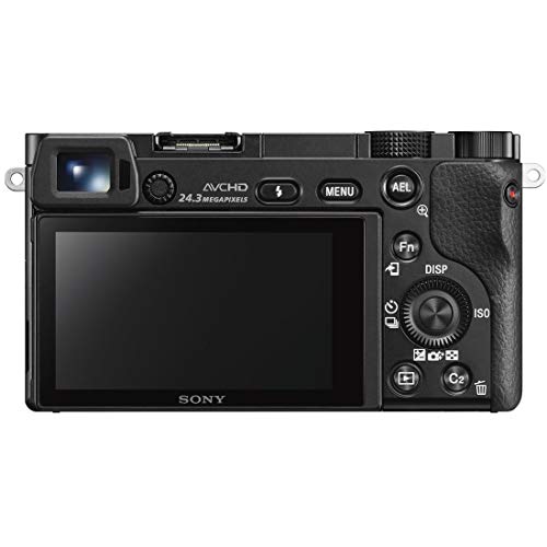 Sony Alpha a6000 Mirrorless Digital Camera 24.3 MP SLR Camera with 3.0-Inch LCD - Body Only (Black) (Certified Refurbished)