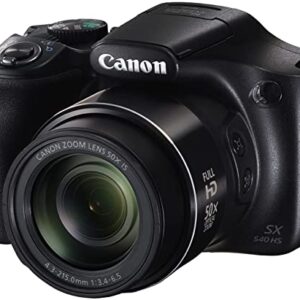 Ca-non (Renewed) PowerShot SX540 HS Digital Camera, Wi-Fi & NFC Enabled - with Built-in Flash, 50x Optical, 4X Digital and 200x Combined Zoom with Optical Image Stabilizer