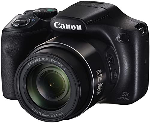 Ca-non (Renewed) PowerShot SX540 HS Digital Camera, Wi-Fi & NFC Enabled - with Built-in Flash, 50x Optical, 4X Digital and 200x Combined Zoom with Optical Image Stabilizer