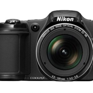 Nikon COOLPIX L820 16 MP CMOS Digital Camera with 30x Zoom Lens and Full HD 1080p Video (Black) (OLD MODEL) (Renewed)