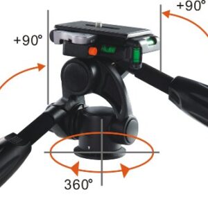 Vanguard Alta Pro 263AP Aluminum Tripod with PH-32 Panhead for Sony, Nikon, Canon DSLR Cameras