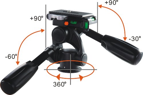 Vanguard Alta Pro 263AP Aluminum Tripod with PH-32 Panhead for Sony, Nikon, Canon DSLR Cameras