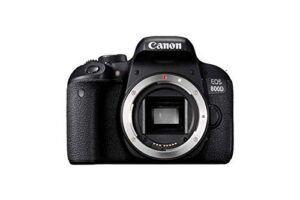 canon eos 800d digital slr camera body – black