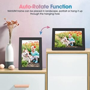 Digital Picture Frame, 10.1 Inch WiFi Digital Picture Frame Share Photos and Videos from Anywhere, Touch Screen Display- Gift for Friends and Family (Black108)