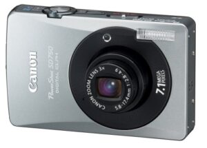 canon powershot sd750 7.1mp digital elph camera with 3x optical zoom (black)