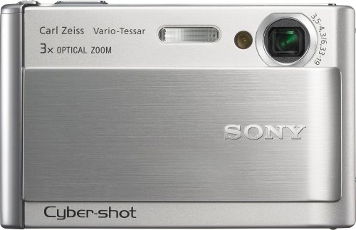 Sony Cybershot DSC-T70 8.1MP Digital Camera with 3x Optical Zoom with Super Steady Shot Image Stabilization (Silver)