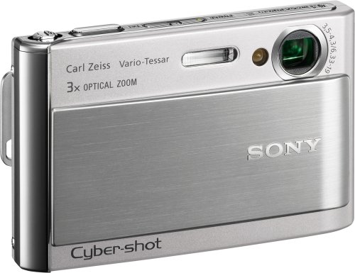 Sony Cybershot DSC-T70 8.1MP Digital Camera with 3x Optical Zoom with Super Steady Shot Image Stabilization (Silver)