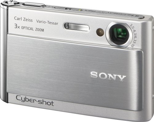 Sony Cybershot DSC-T70 8.1MP Digital Camera with 3x Optical Zoom with Super Steady Shot Image Stabilization (Silver)