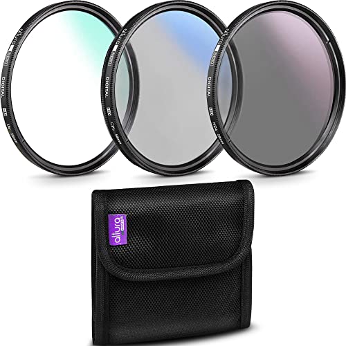 58MM Lens Filter Kit by Altura Photo, Includes 58MM ND Filter, 58MM CPL Filter, 58MM UV Filter, (UV, CPL Polarizing Filter, Neutral Density ND4) for Camera Lens with 58MM Filters + Lens Filter Case