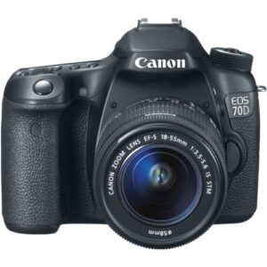 canon eos 70d digital slr camera with 18-55mm stm lens