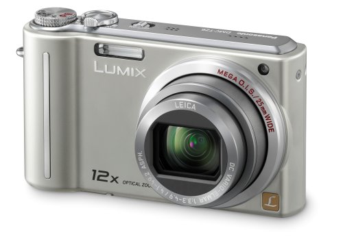 Panasonic Lumix DMC-ZS1 10MP Digital Camera with 12x Wide Angle MEGA Optical Image Stabilized Zoom and 2.7 inch LCD (Silver)