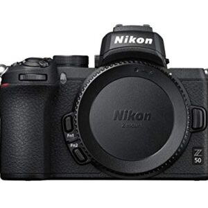 Nikon Z50 Body Mirrorless Camera (209-point Hybrid AF, High Speed Image Processing, 4K UHD Movies, High Resolution LCD Monitor) VOA050AE