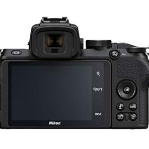 Nikon Z50 Body Mirrorless Camera (209-point Hybrid AF, High Speed Image Processing, 4K UHD Movies, High Resolution LCD Monitor) VOA050AE