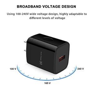 USB C Fast Charger for Samsung Galaxy S23 S22 S21 S20 5G FE Plus Ultra S10 S10e S9 S8 Note 20 10 9 8 A53 A32 A42 A52 A13 A14, Z Fold4/3/2 5G, Z Flip3/4 Phone, Rapid Car Adapter Type C Cable 3ft