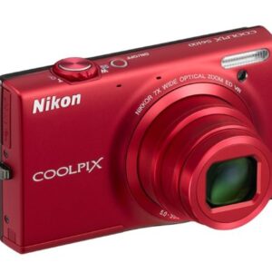 Nikon COOLPIX S6100 16 MP Digital Camera with 7x NIKKOR Wide-Angle Optical Zoom Lens and 3-Inch Touch-Panel LCD (Red)