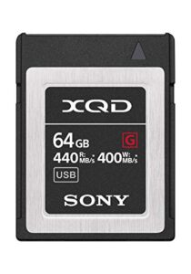 sony professional xqd g series 64gb memory card (qd-g64f/j)